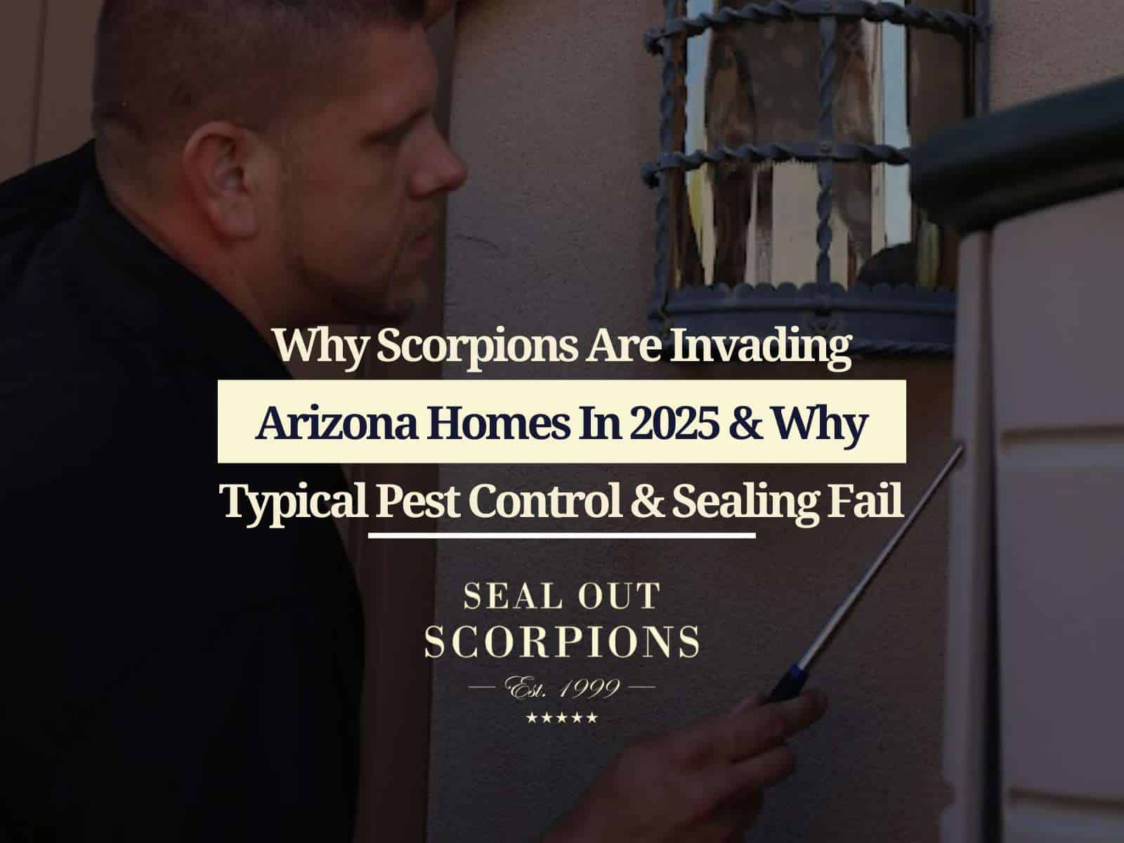 Why Scorpions Are Invading Arizona Homes & Pest Control Fails